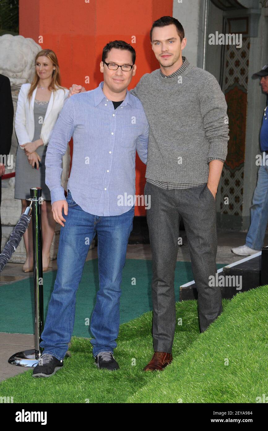 28 February 2013 - Hollywood, California - Bryan Singer, Nicholas Hoult ...