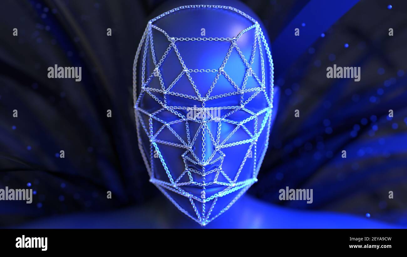 Black facial recognition hi-res stock photography and images - Alamy