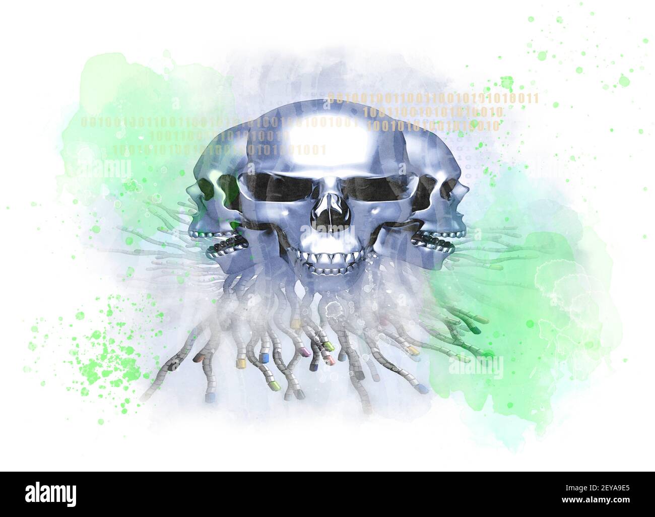 Hacking computer Cut Out Stock Images & Pictures - Alamy