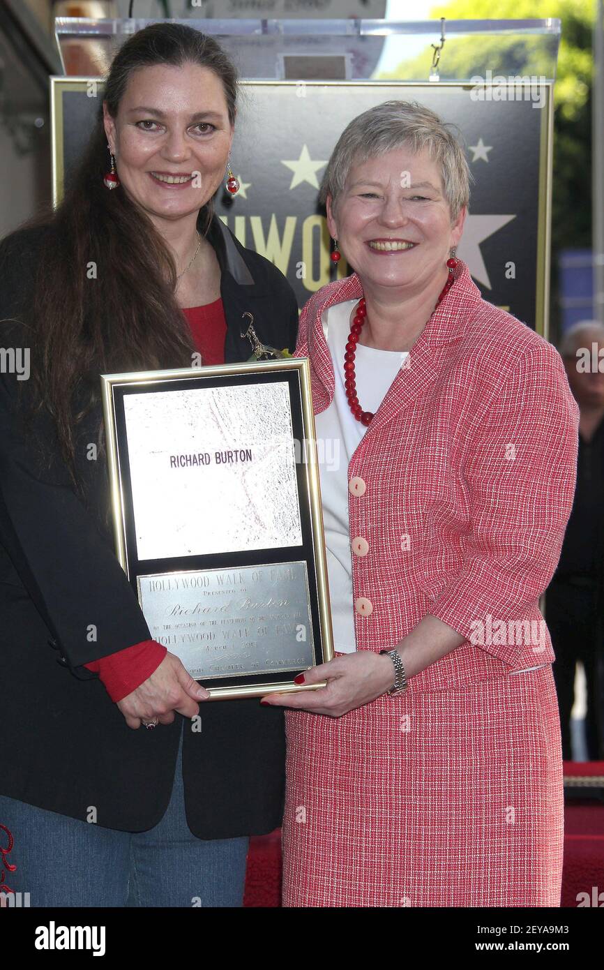 01 March 2013 - Hollywood, California - Maria Burton, Dame Barbara Hay ...