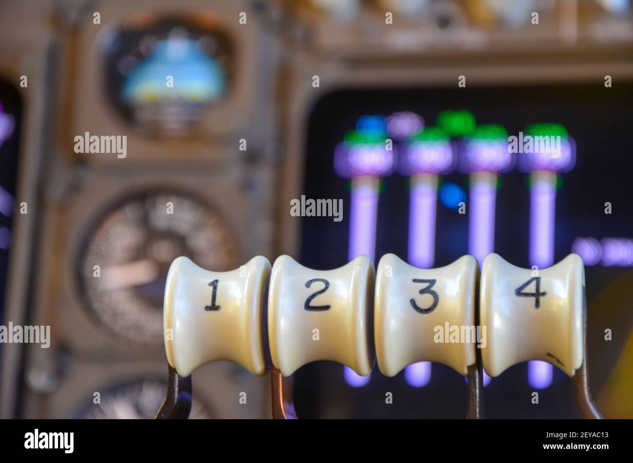 Power lever hi-res stock photography and images - Alamy