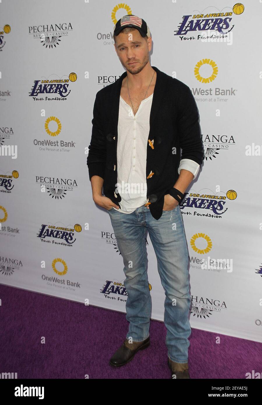 10 March 2013 - Los Angeles, California - Chad Michael Murray. Lakers ...