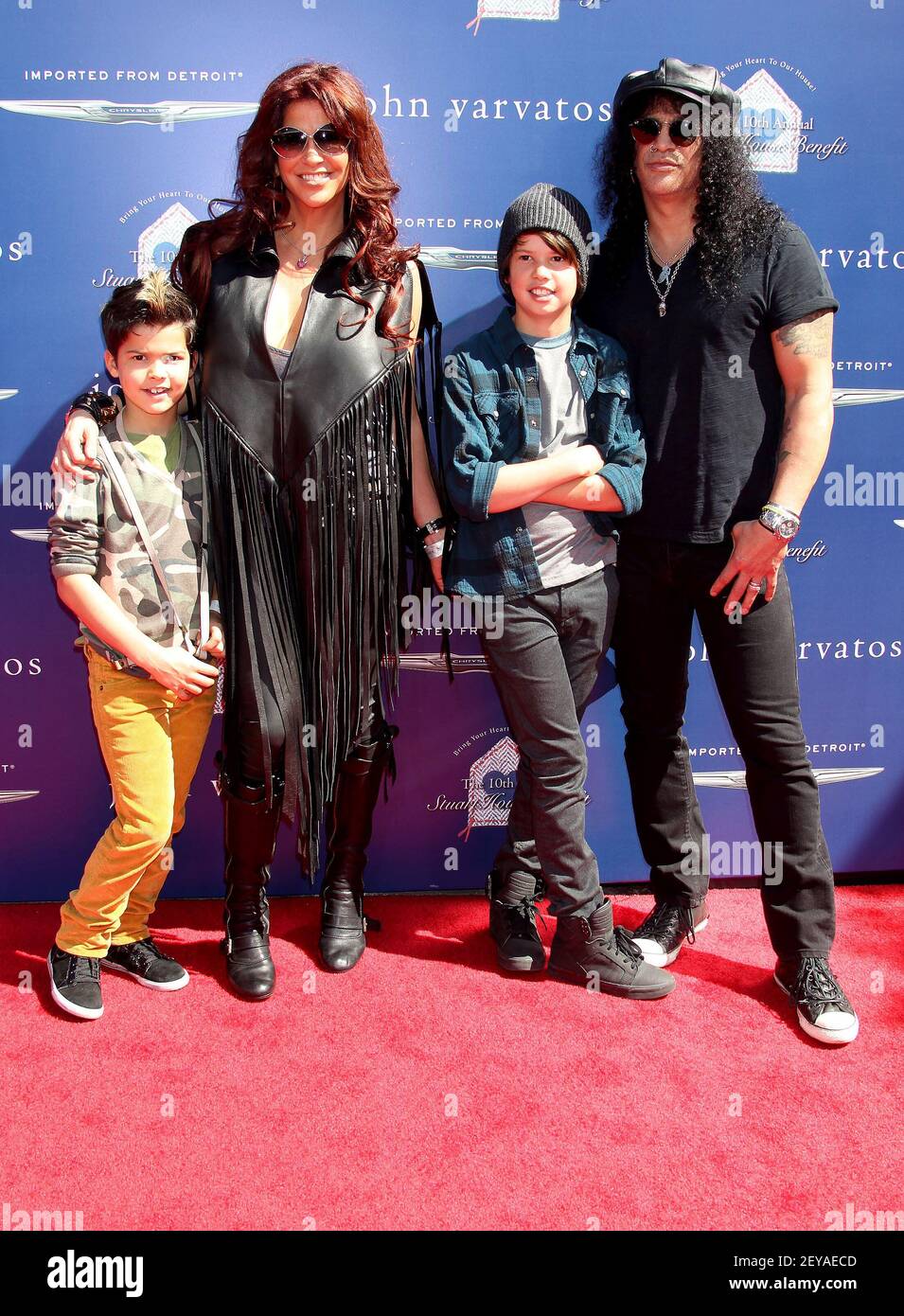 10 March 2013 - Beverly Hills, California - Slash & Perla Hudson, Kids ...