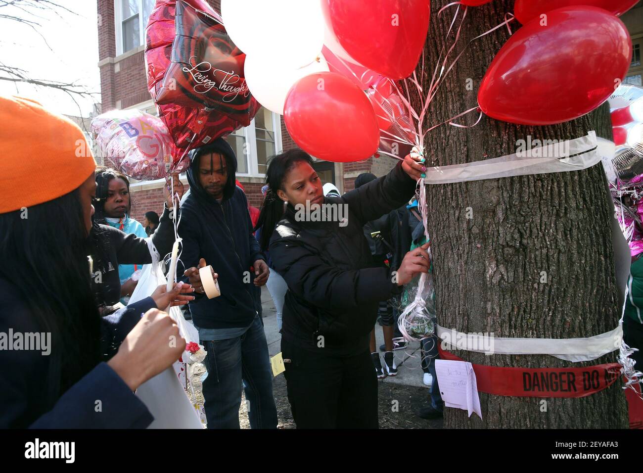 Judy Young, whose 6-month-old daughter Jonylah was killed in Chicago ...