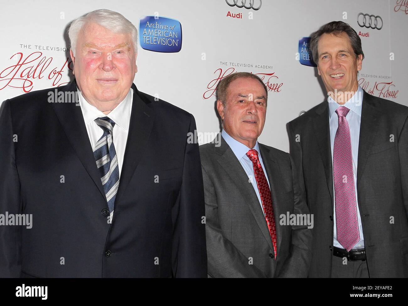 11 March 2013 - Beverly Hills, California - Al Michaels, John Madden ...