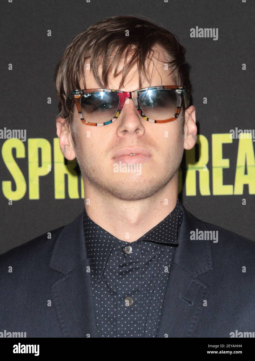 Mark Foster attends The Los Angeles Premiere of "Spring Breakers" at ...