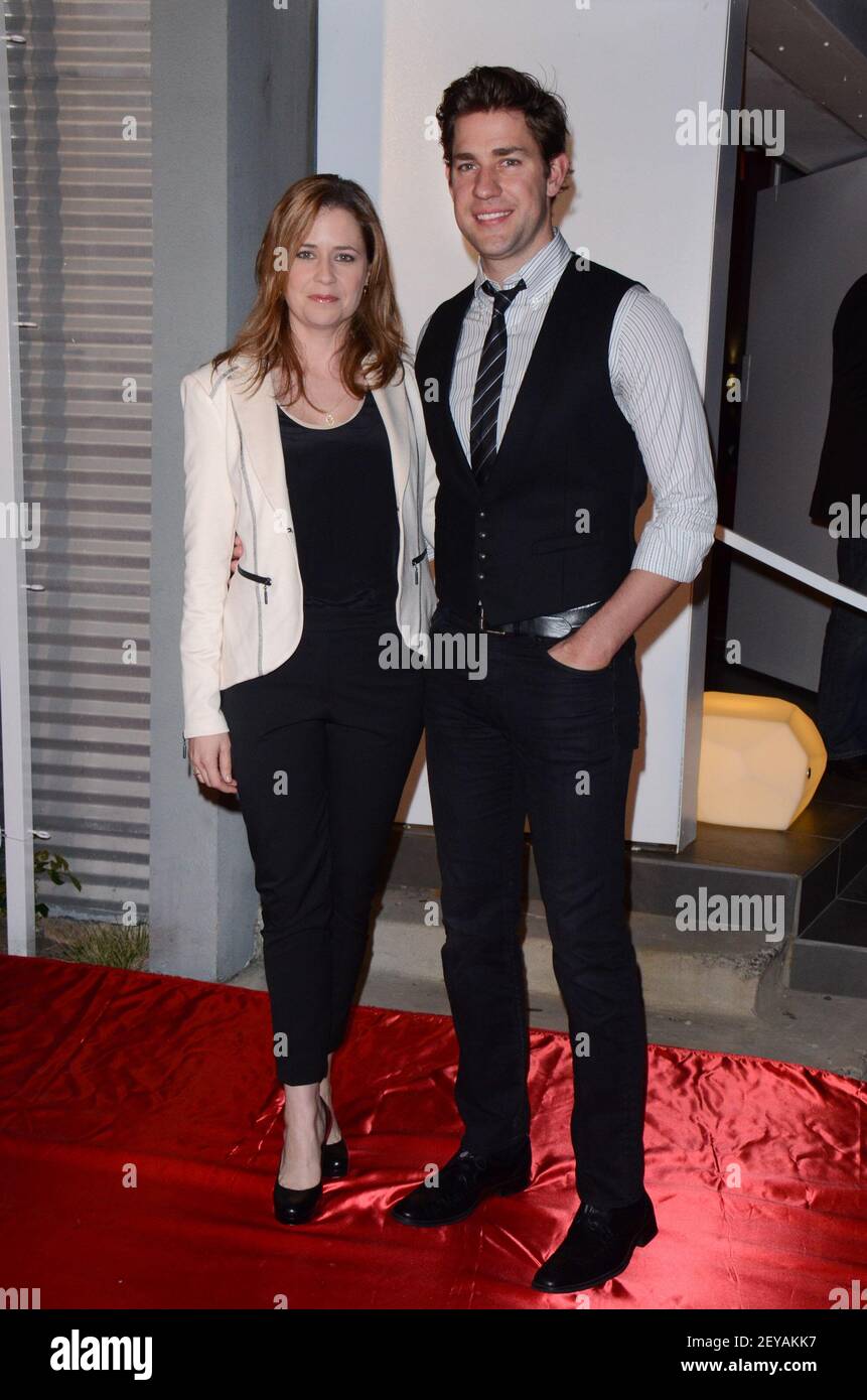 16 March 2013 - Culver City, California - Jenna Fischer and John ...