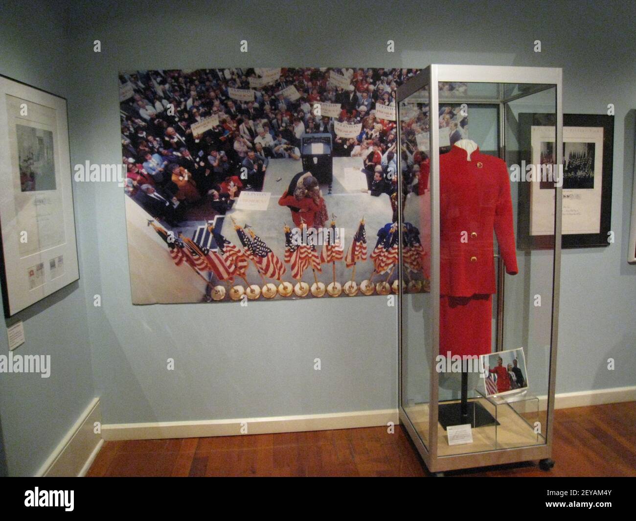 Memorabilia of the Clintons are on display at the Old State House ...