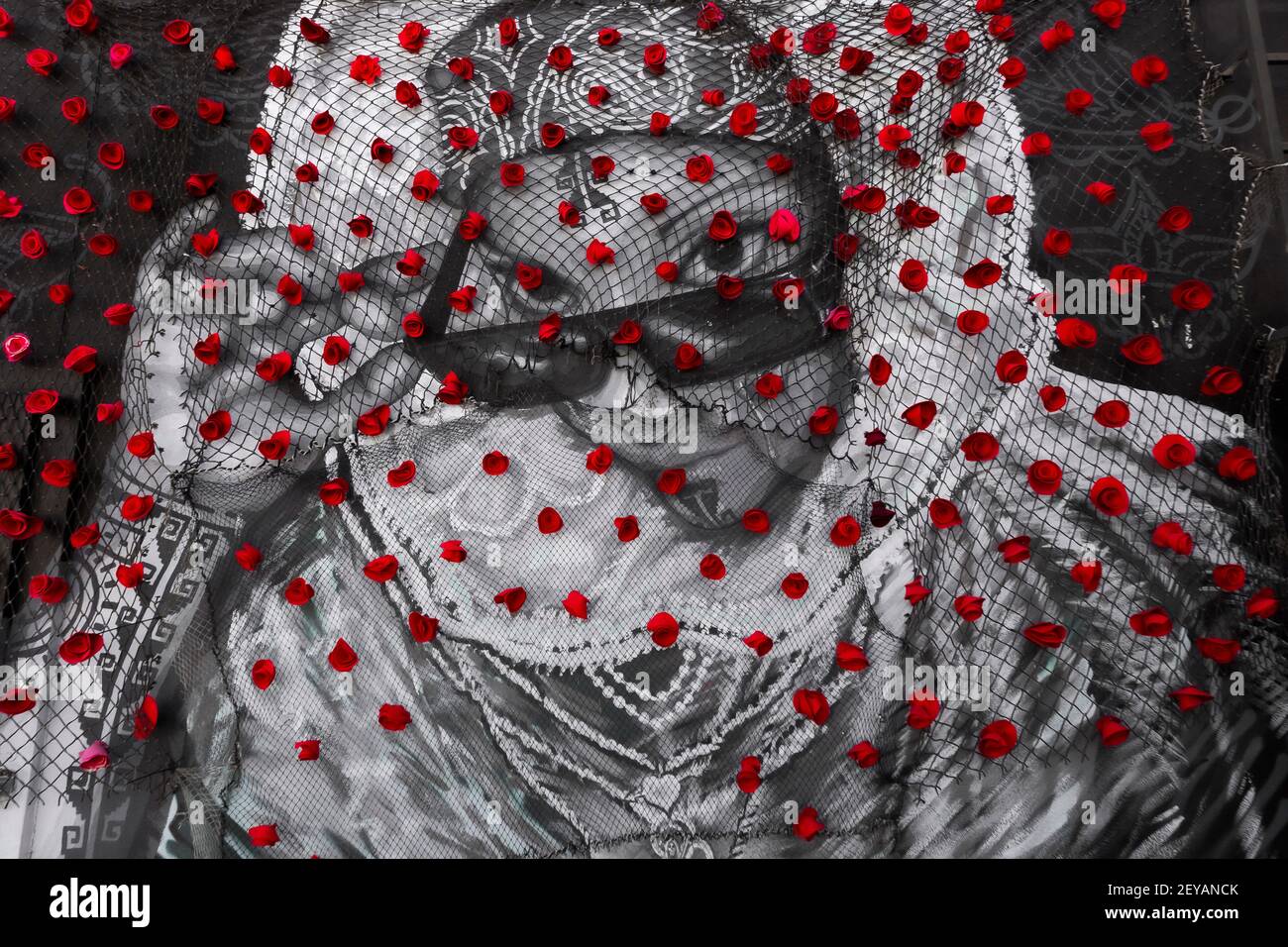 A mural from the nationwide Rose River Memorial project in the Boyle ...