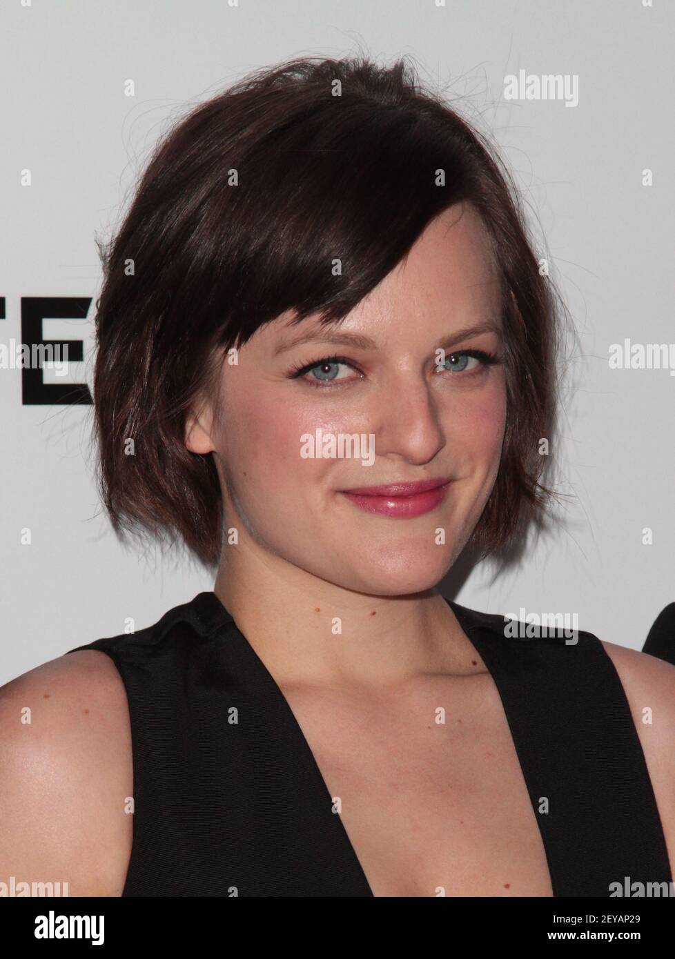 Elisabeth Moss attends The Season Six Premiere of "Mad Men" at the ...