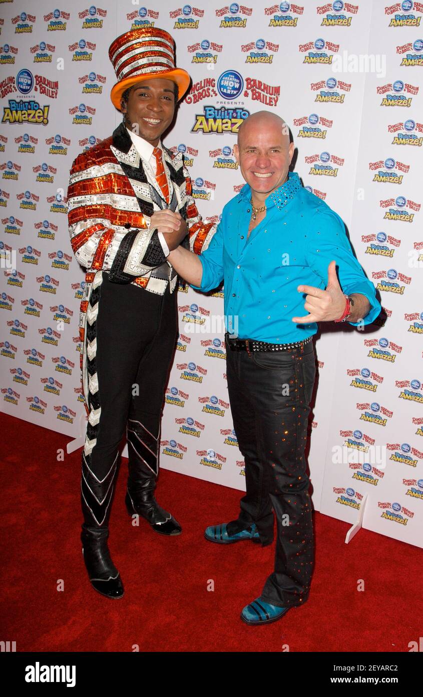 Andre McClain and Tabaya Malvenda attend the Ringling Bros. and Barnum ...