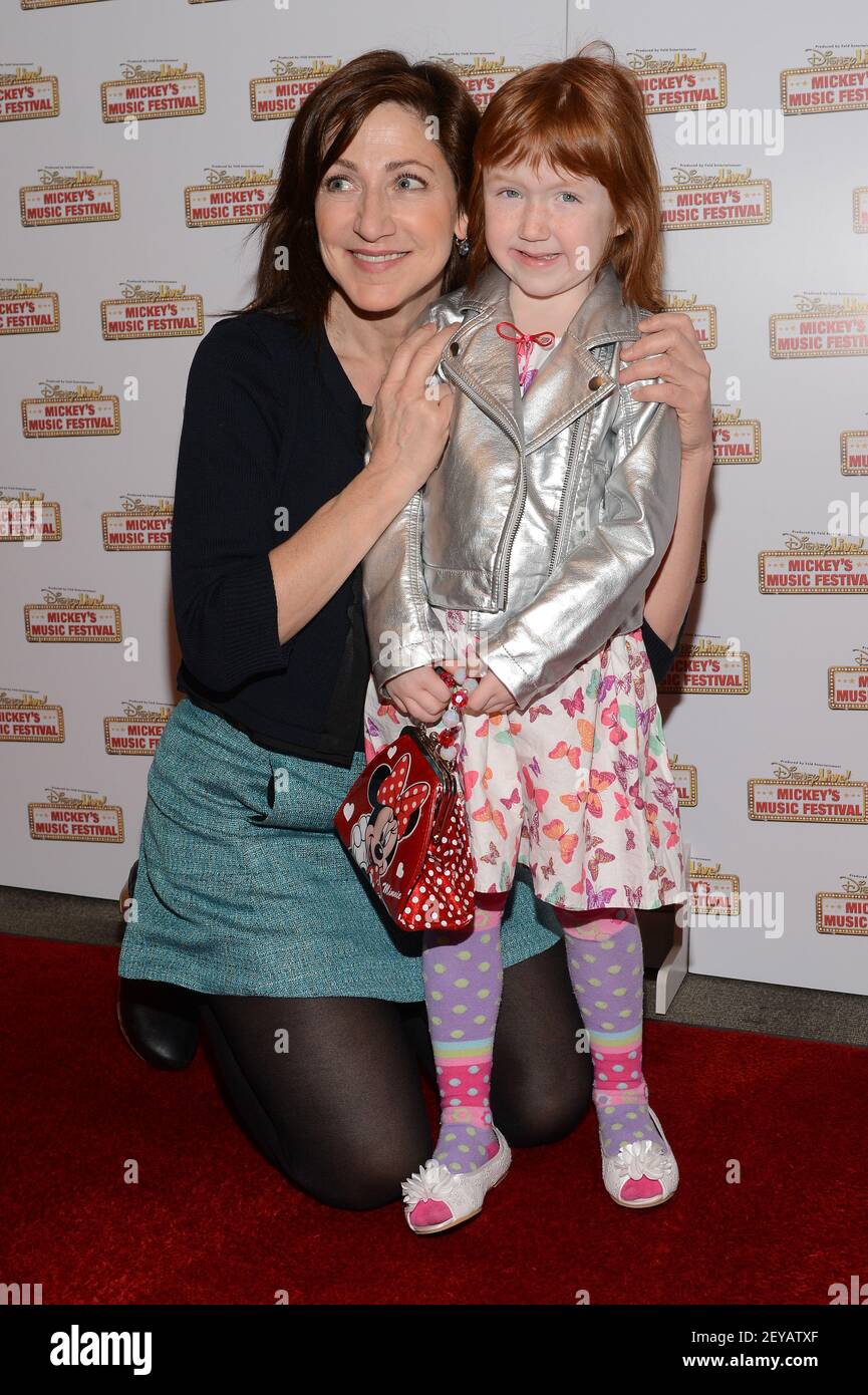 Actress Edie Falco and daughter Macy Falco attend Disney Live! Mickey's ...