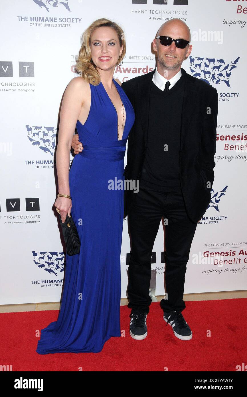 23 March 2013 - Beverly Hills, California - Elaine Hendrix, Moby. 2013 ...