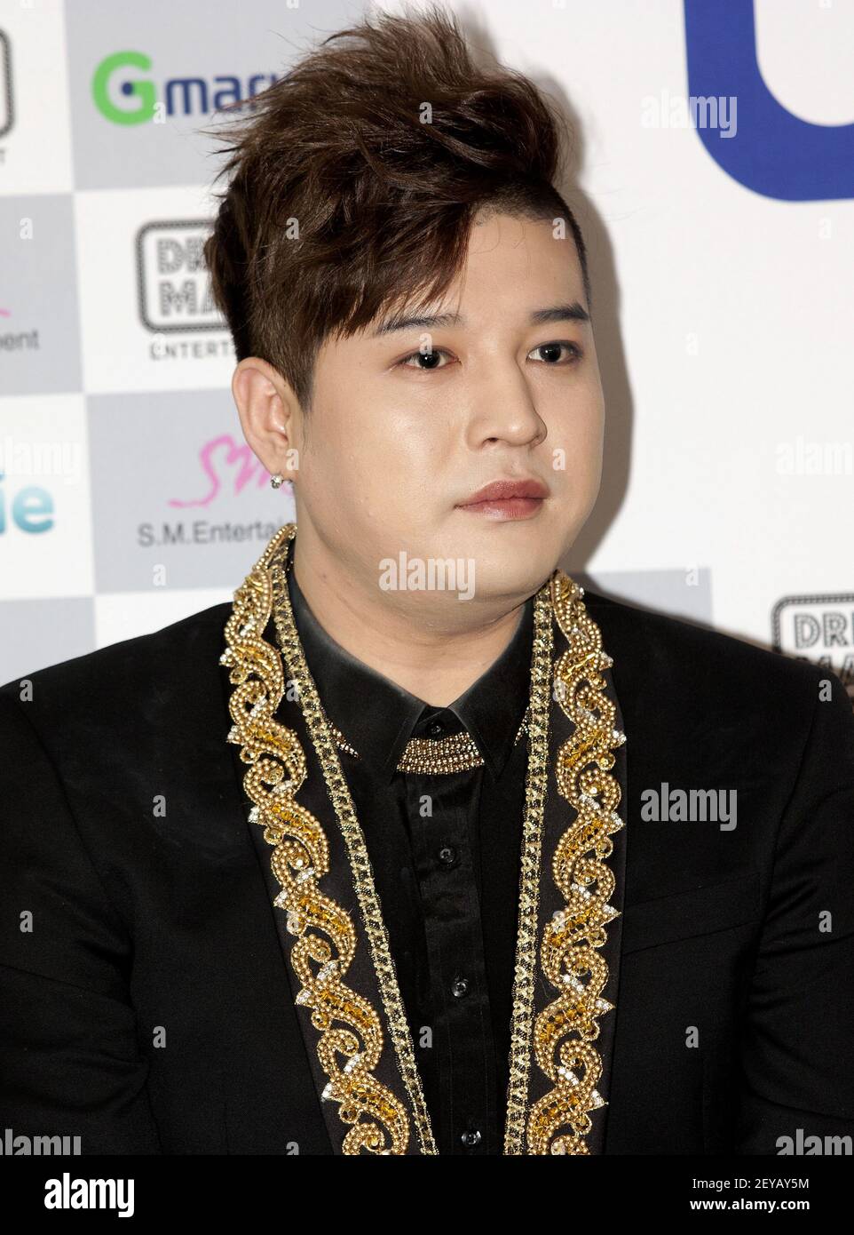 24 March 2013 - Seoul, South Korea : South korean Shin Dong, members of ...