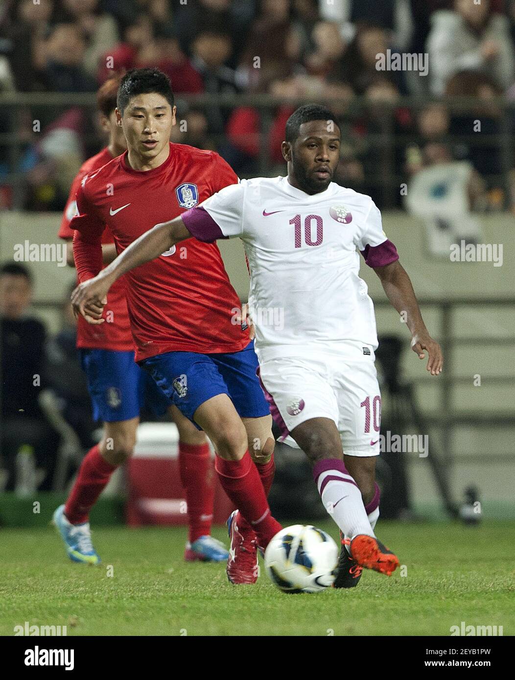 26 March 2013 - Seoul, South Korea : South Korean player Lee Geun-Ho ...