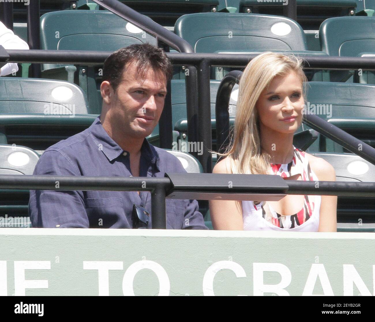 Fiancee, Romain Zago and Polish-American model and actress Joanna Krupa ...
