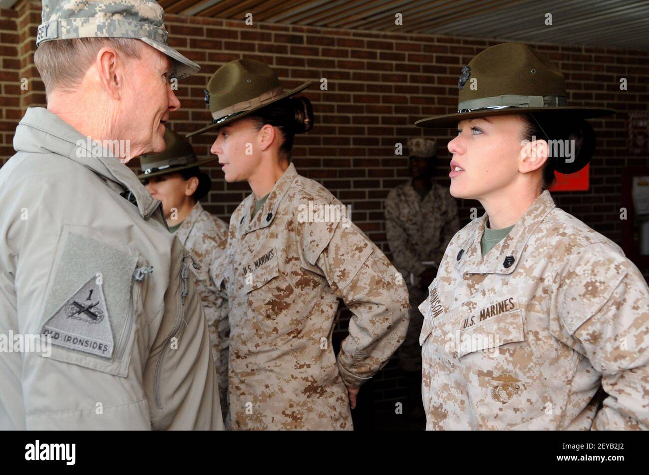 U.S. Army Gen. Martin E. Dempsey, left, the chairman of the Joint ...