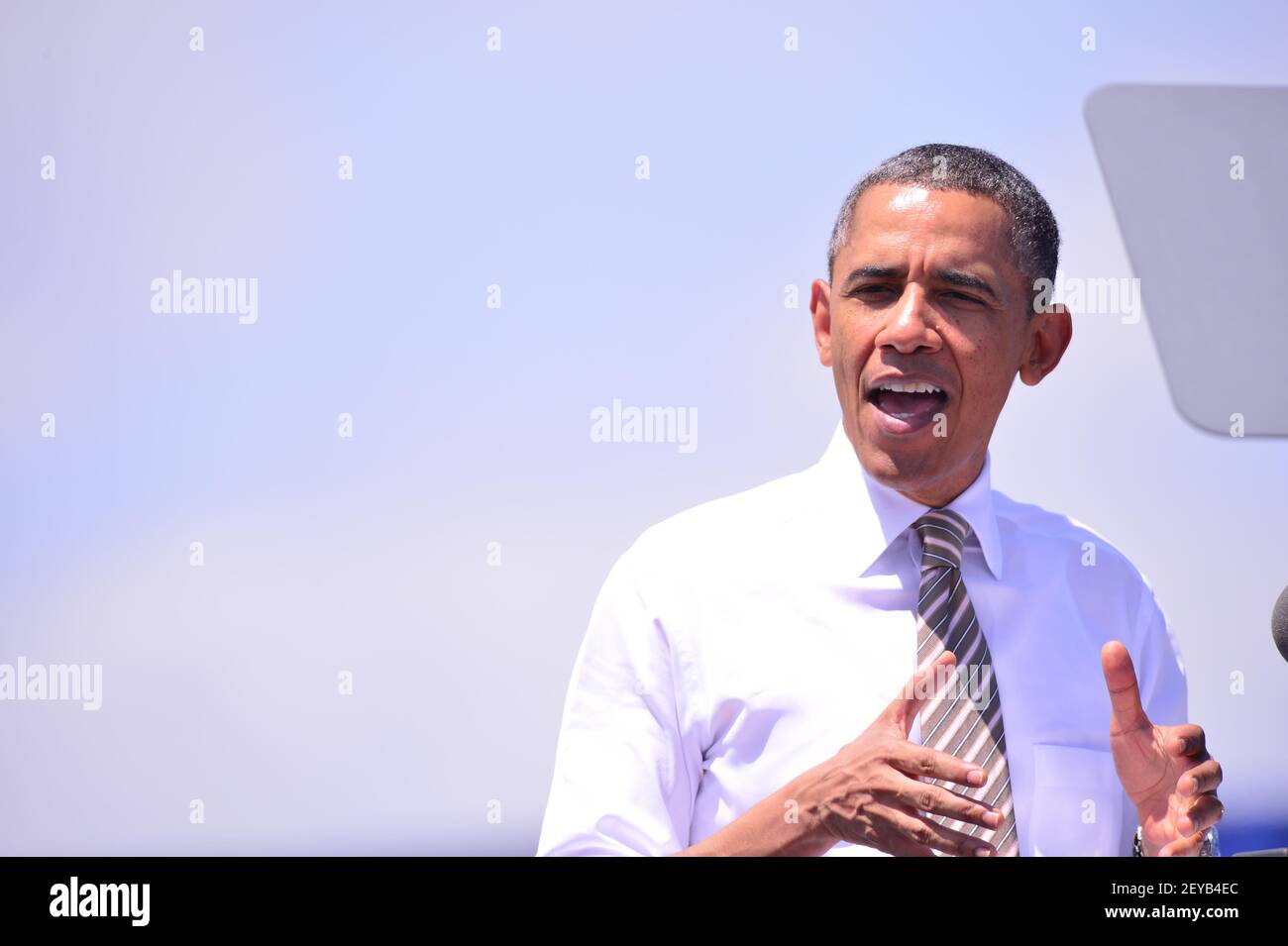 U.S. President Barack Obama speaks at Port of Miami, Florida on March ...