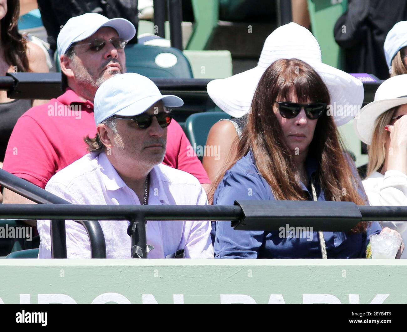 KEY BISCAYNE, FL - MARCH 30: Andy Garcia and wife Marivi Lorido Garcia ...