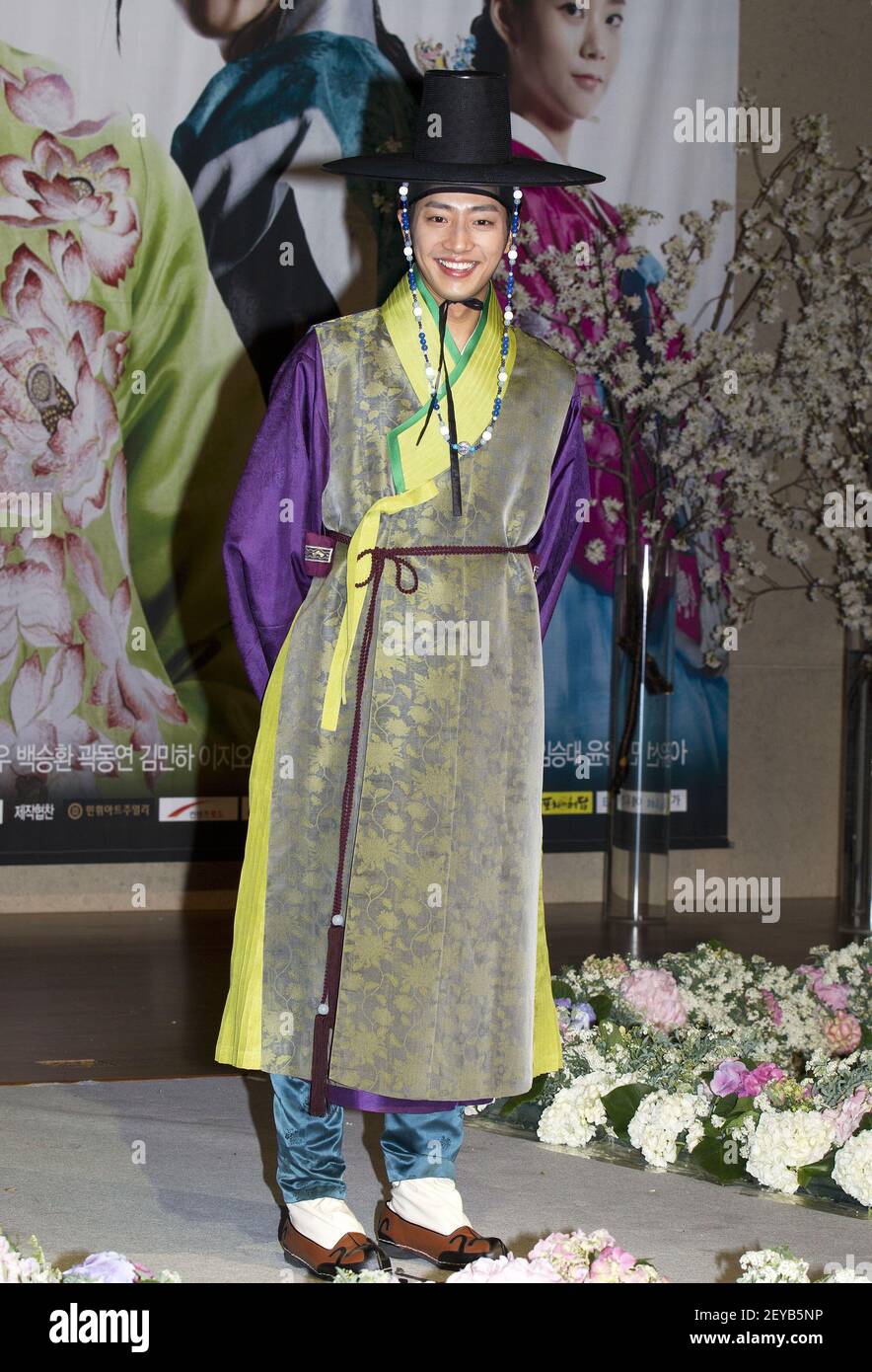 1 April 2013 - Goyang, South Korea - South Korean actor Lee Sang-Yeob ...