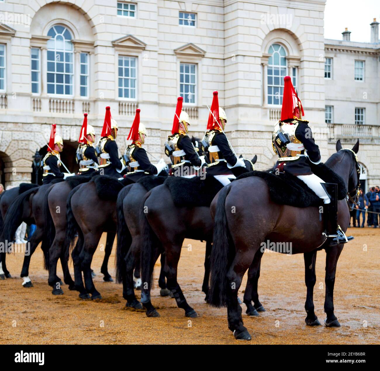 In london england horse and cavalry for the queen Stock Photo - Alamy