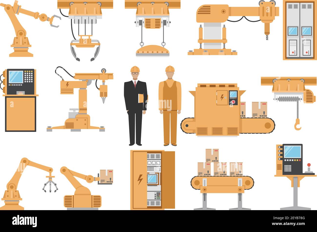 Automatic management Stock Vector Images - Alamy