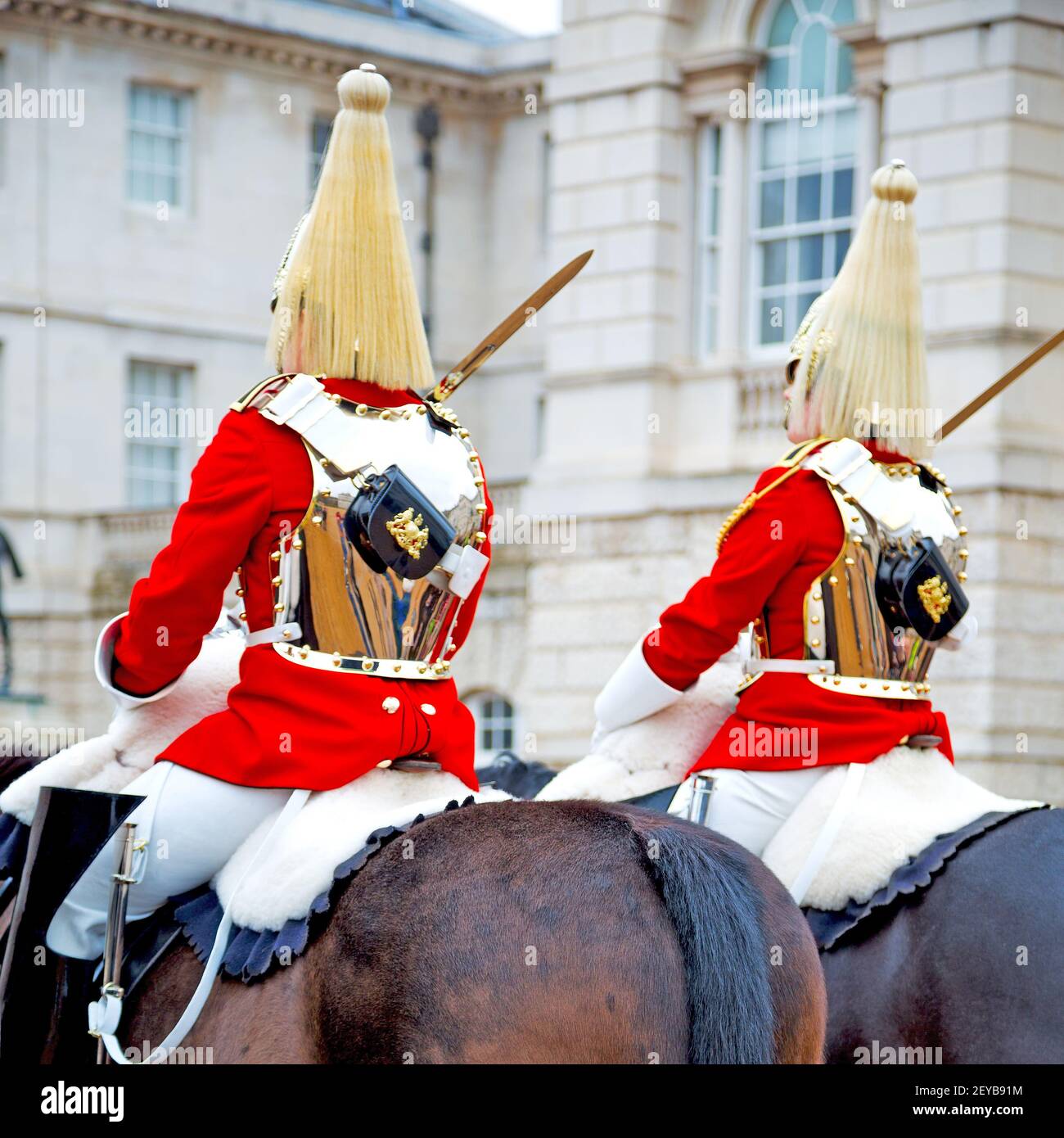 In london england horse and cavalry for the queen Stock Photo - Alamy