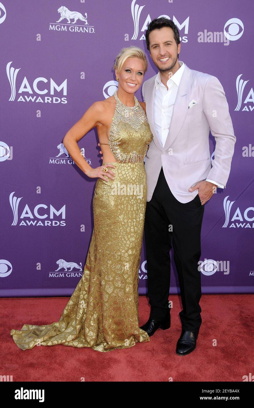 7 April 2013 - Las Vegas, California - Caroline Bryan, Luke Bryan. 48th ...