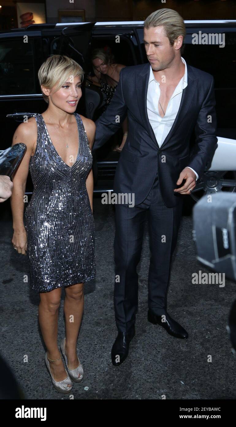 Elsa Pataky and Chris Hemsworth attend the Inaugural Oceana Ball hosted ...