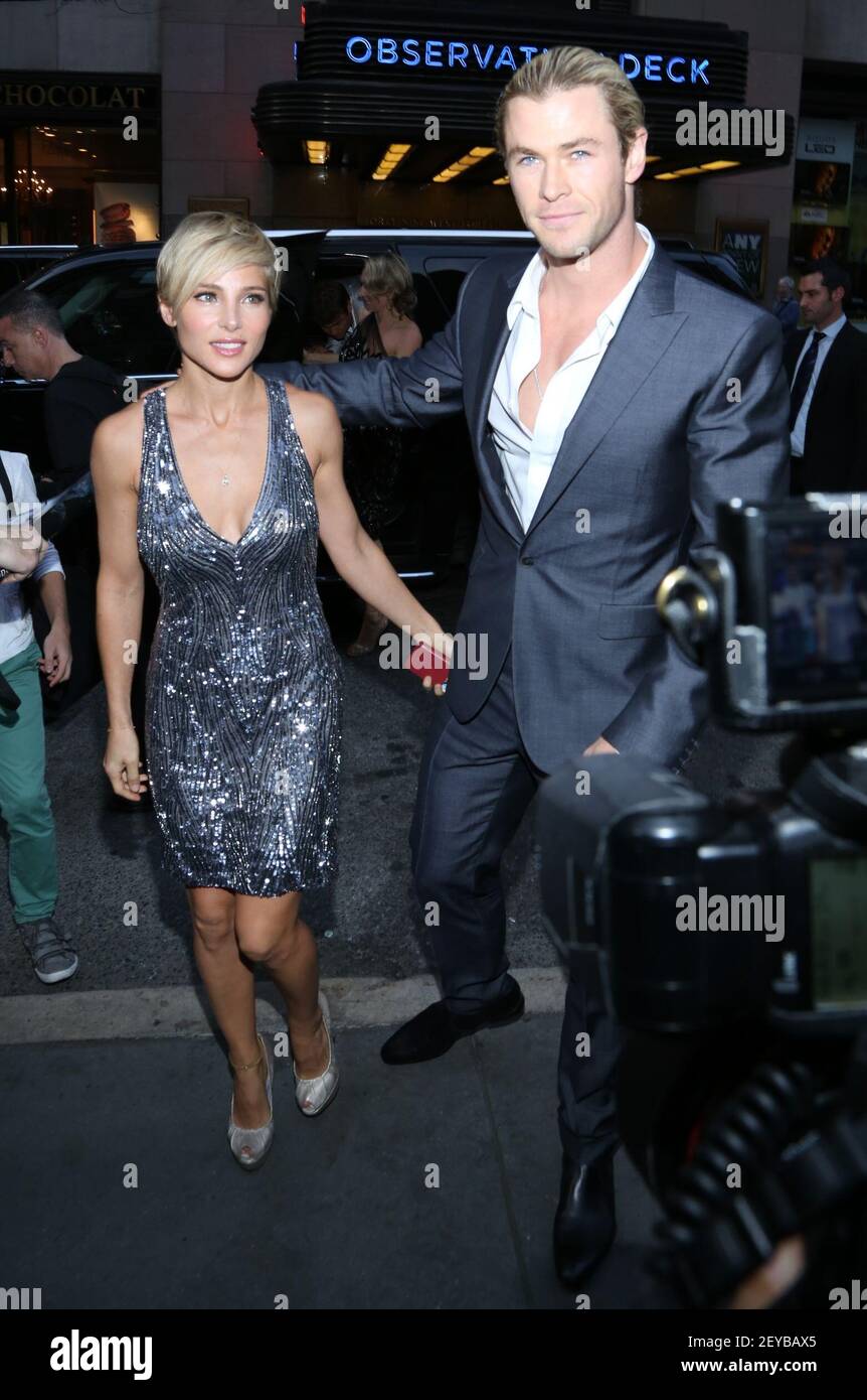 Elsa Pataky and Chris Hemsworth attend the Inaugural Oceana Ball hosted ...