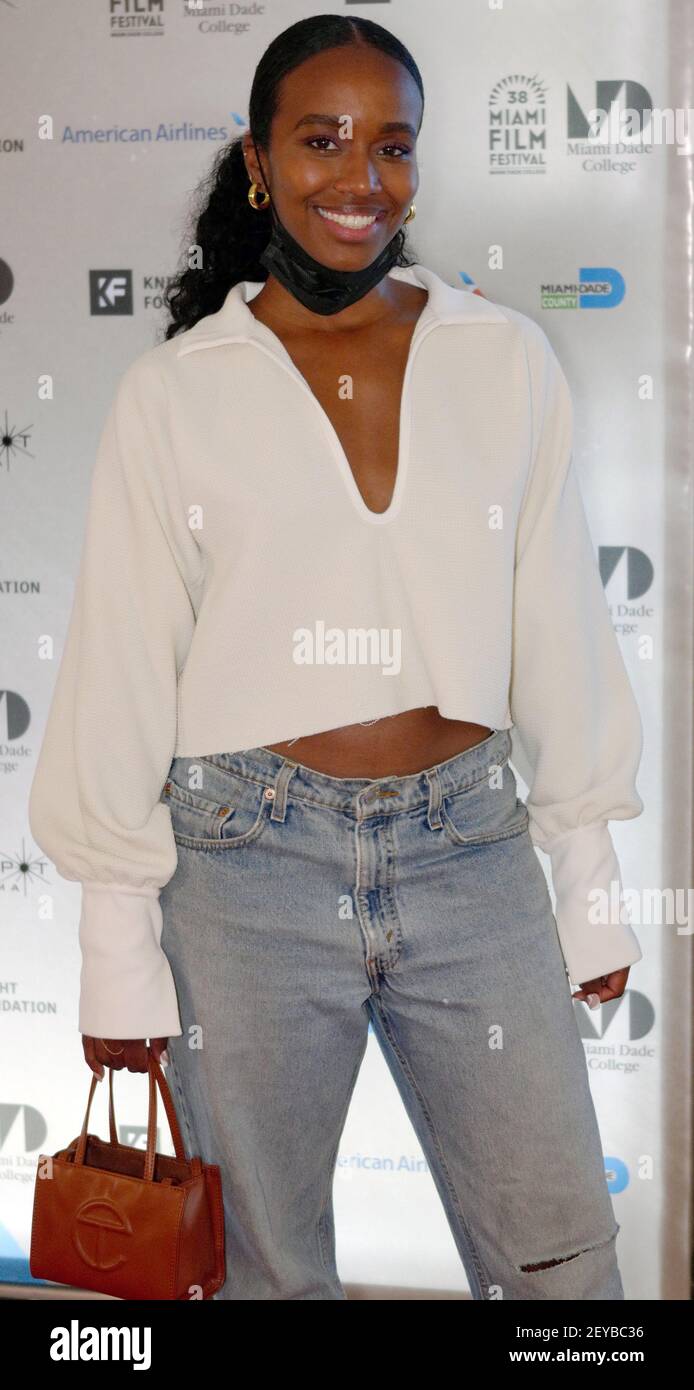 Miami, United States. 05th Mar, 2021. Tiffany Lighty walks the red ...