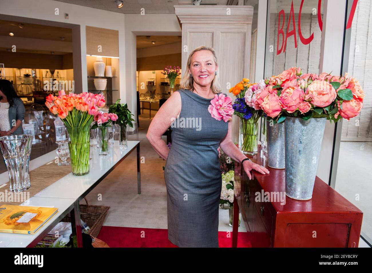 Judy Sieber - Neiman Marcus and Peninsula Volunteers Hold Baccarat Vase ...