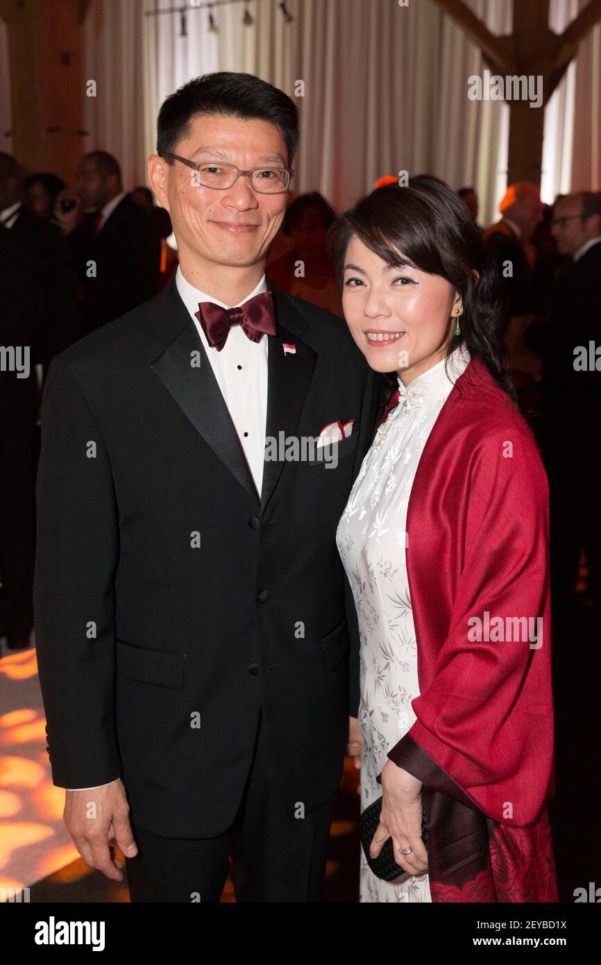 Hock-Seng Chin, Julie Chin - 2013 Red Cross Gala Hope by Design held at ...