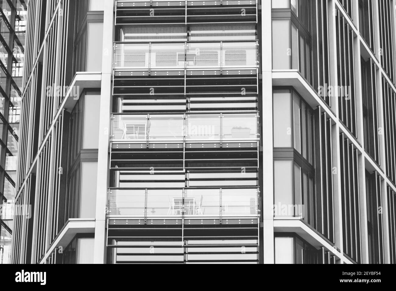 Windows in the city of london home and office skyscraper building Stock ...