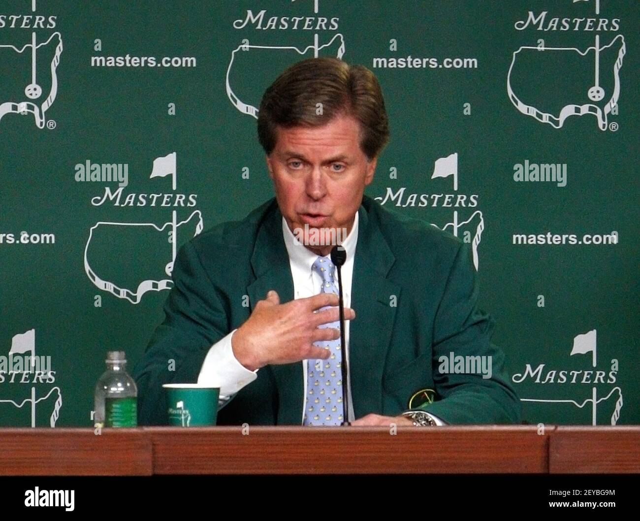 Fred Ridley, Chairman of the Competition Committees at the Augusta ...