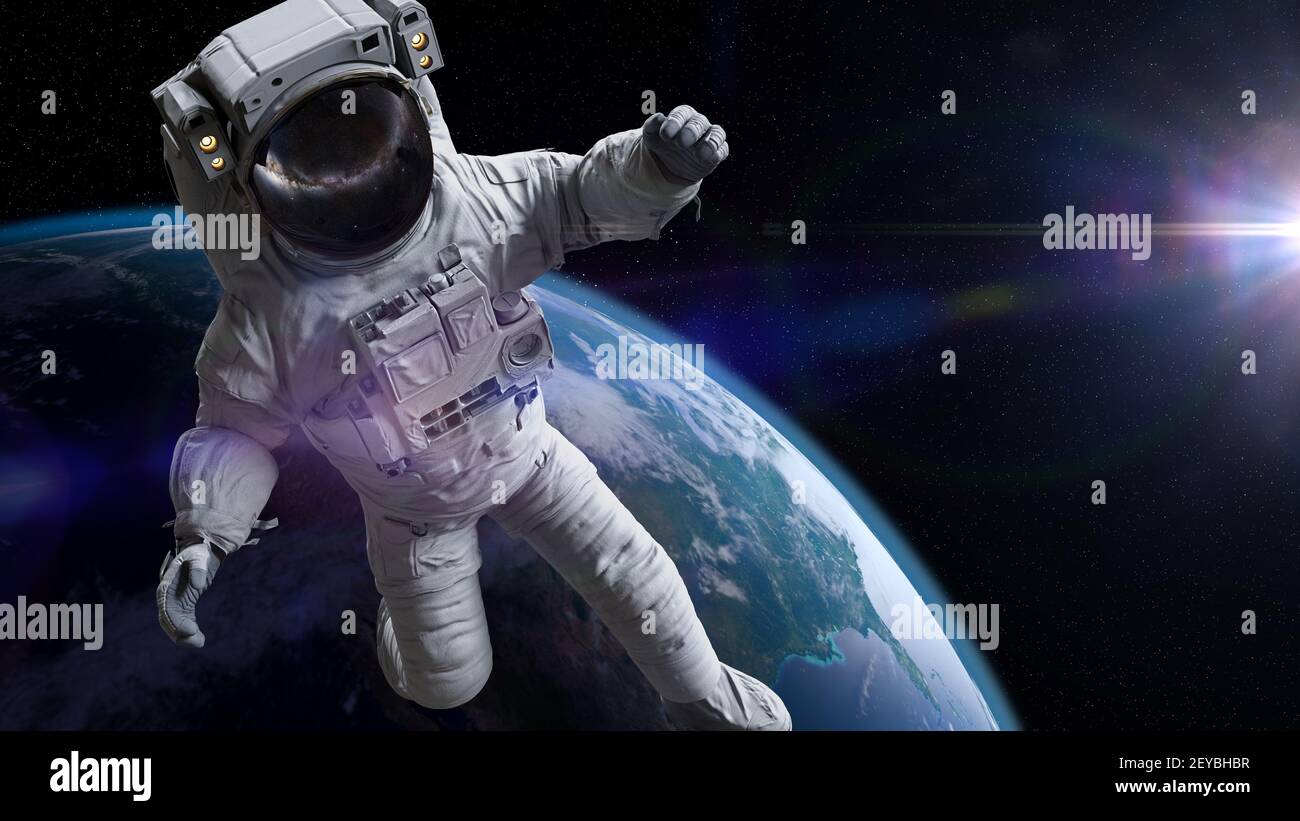 Astronaut in cosmos hi-res stock photography and images - Alamy