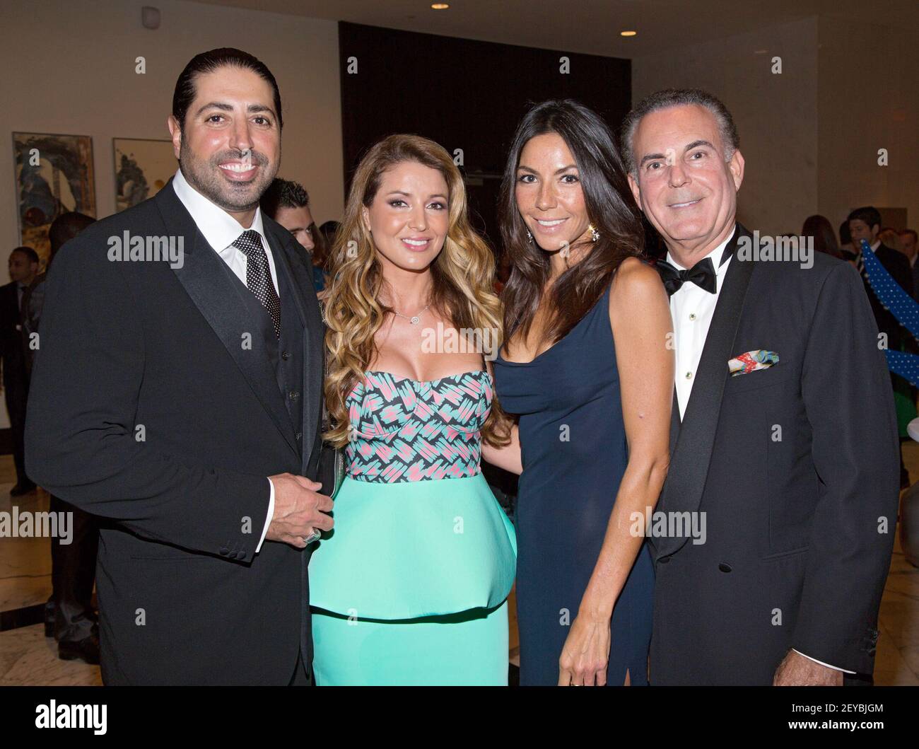 Tommy Kato, Claudia Kato, Shari Liu and Michael Blank attend the Black ...