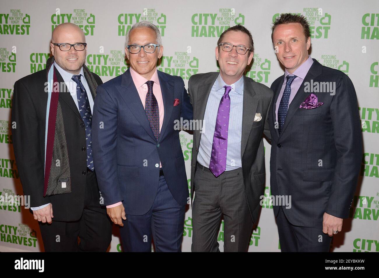 ( L-R) Barry Rice, Geoffrey Zakarian, Ted Allen and Marc Murphy attend ...