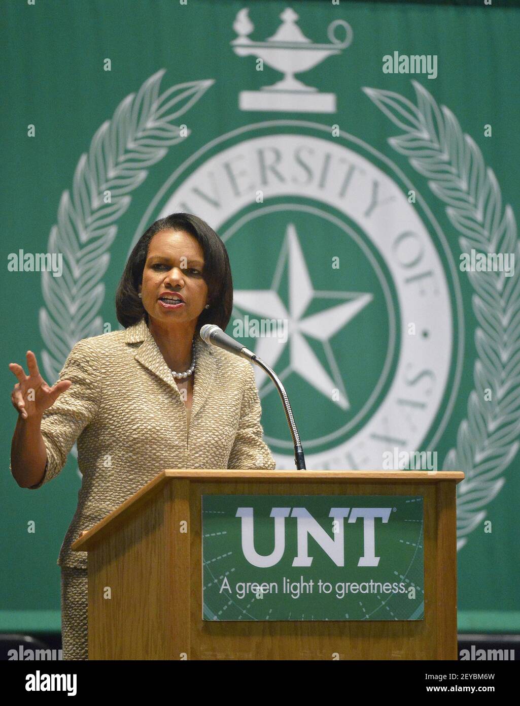 Former U.S. Secretary of State Condoleezza Rice speaks at the ...