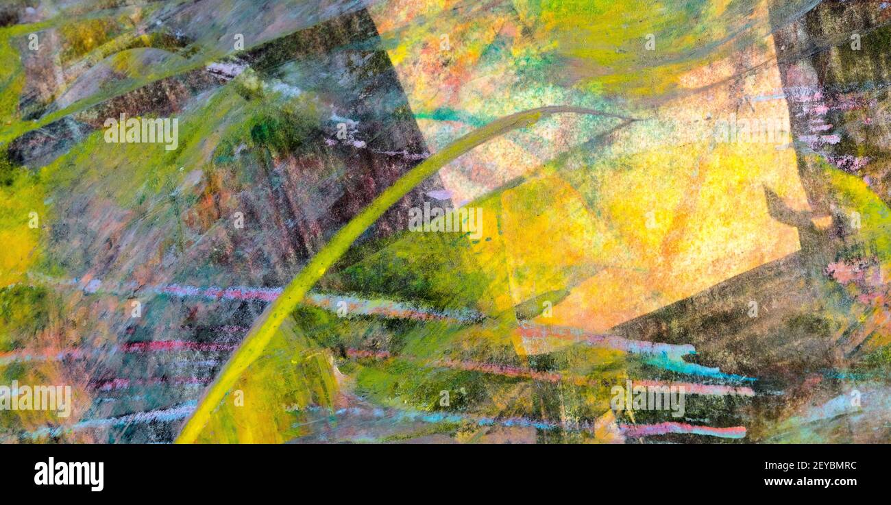 An illustration of colorful art patterns and textures Stock Photo - Alamy