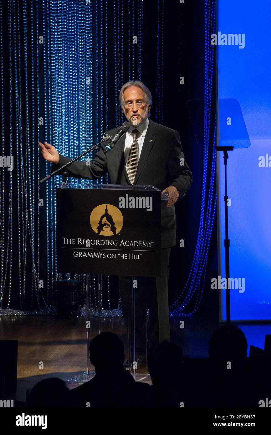 Recording Academy President and CEO Neil Portnow at the Grammys on the ...