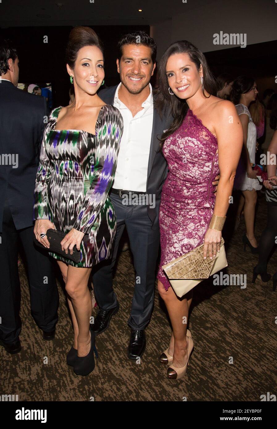 MIAMI - Fl, April18th, 2013: Adriana Lavat, Paulo Quevedo and Dr ...
