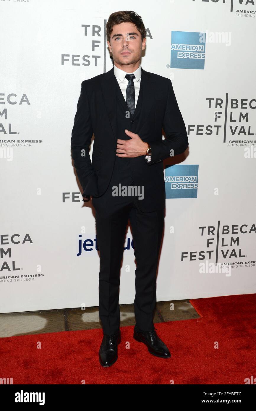 Actor Zac Efron attends the 'At Any Price' New York premiere during the ...