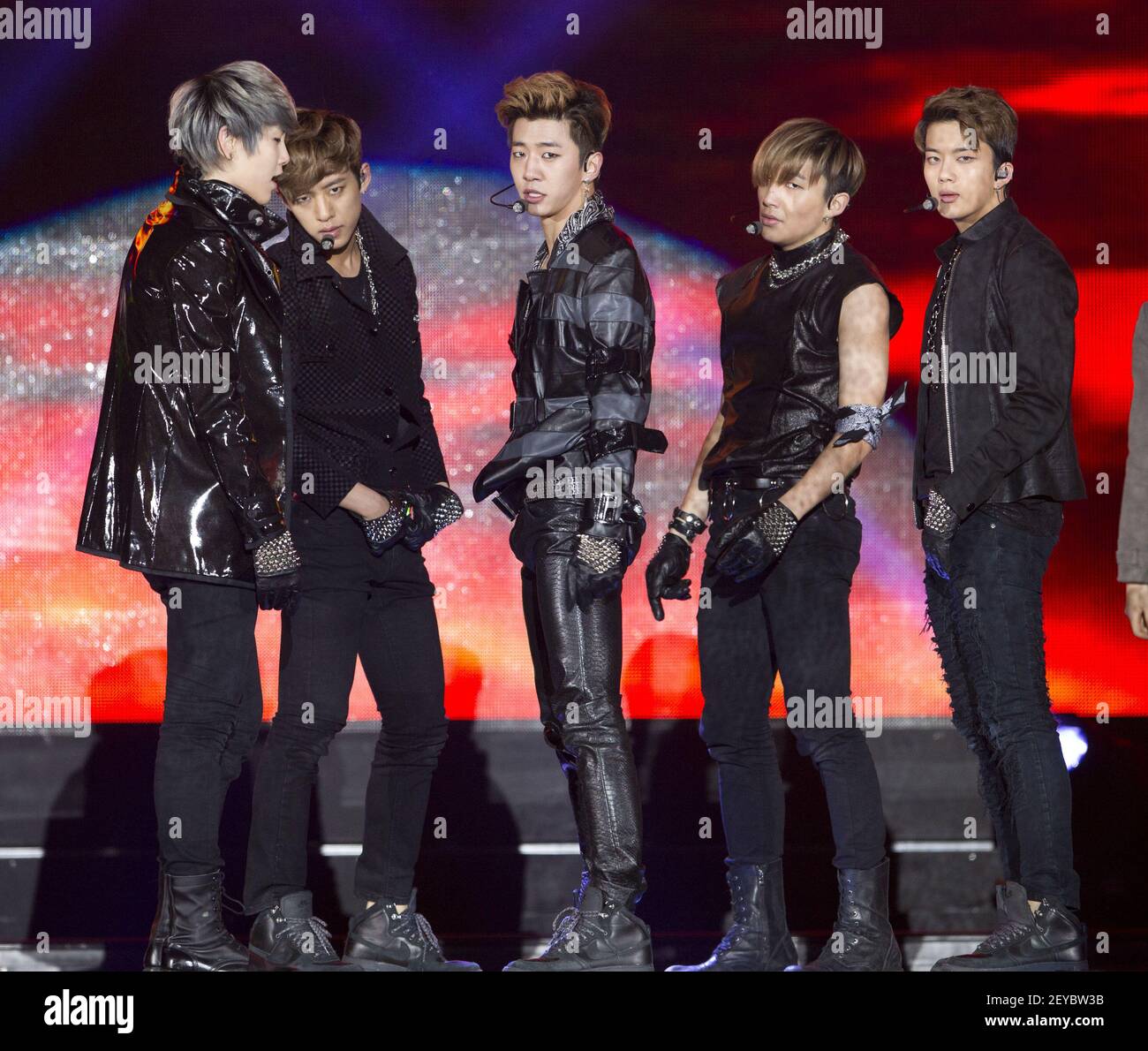 20 April 2013 - Seoul, South Korea - South korean boys group BAP ...