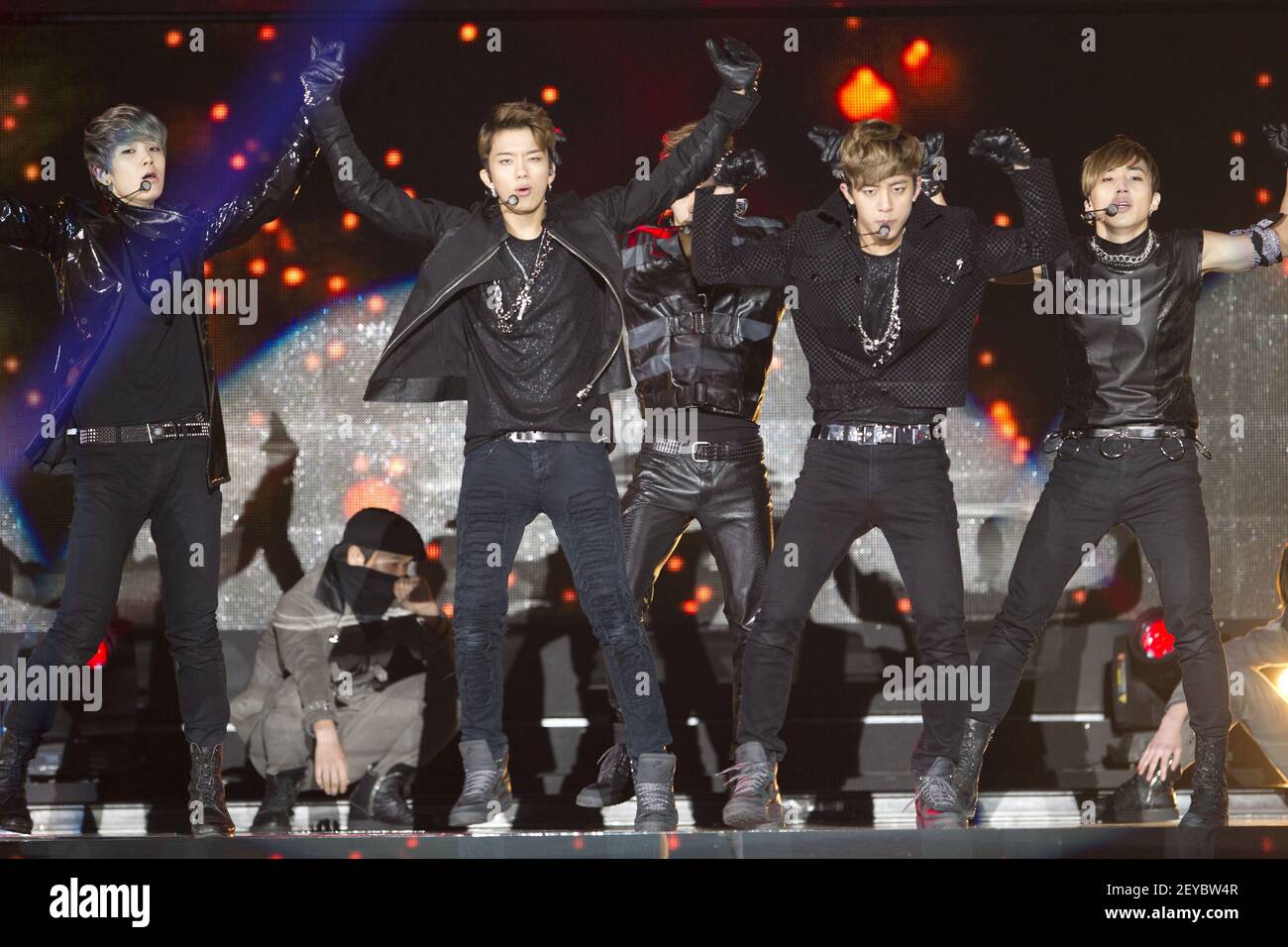 20 April 2013 - Seoul, South Korea - South korean boys group BAP ...