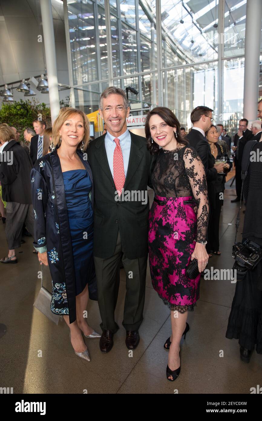 Janice Barger, Matthew Barger, Diana Nelson - Big Bang Gala 2013 held at California Academy of ...