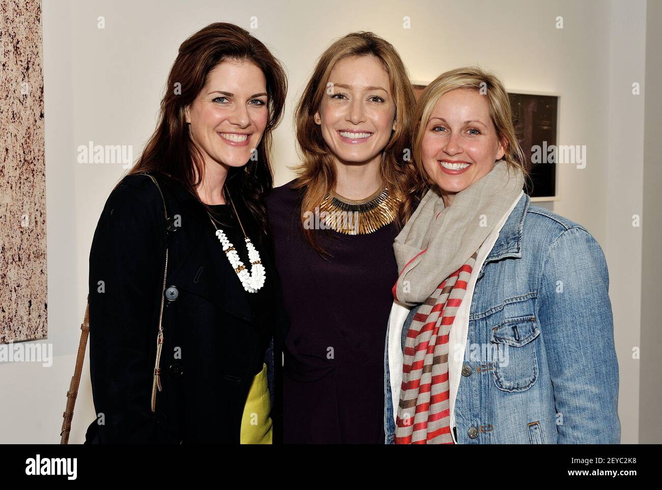 L-R: Nicole Sofer, Aubree Greenberger, Anna Bangay at the Garrett ...