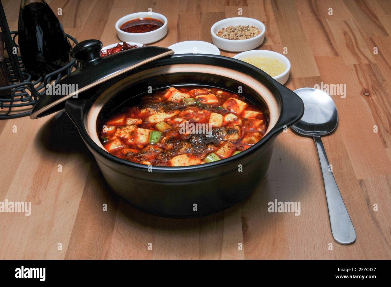 Delicious traditional and authentic Chinese Mapo Tofu Stock Photo - Alamy