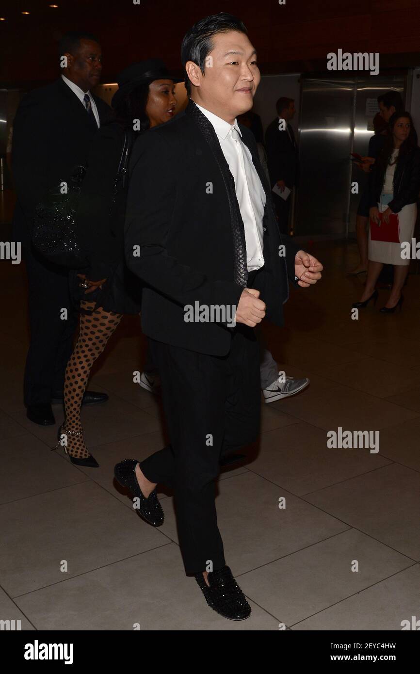 Korean pop singer Psy attends the Tribeca Disruptive Innovation Awards ...