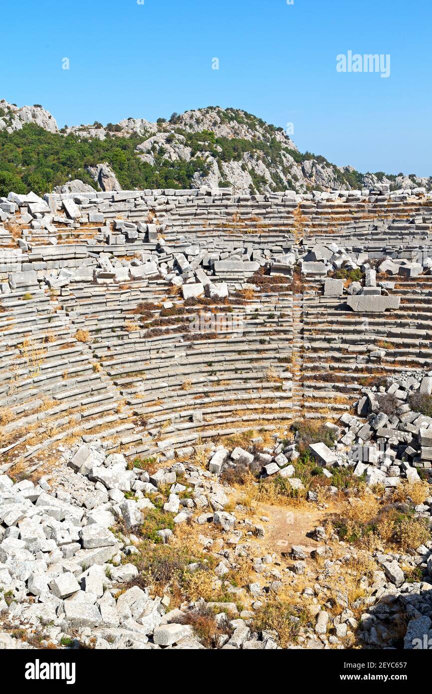 The old temple theatre in and ruins Stock Photo - Alamy